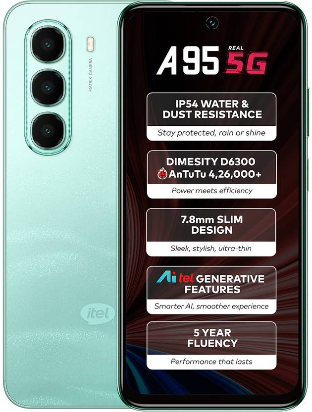 Itel A95 5G Phone Price, Specs, Comparison and Reviews (25th October 2025) | Gadgets 360