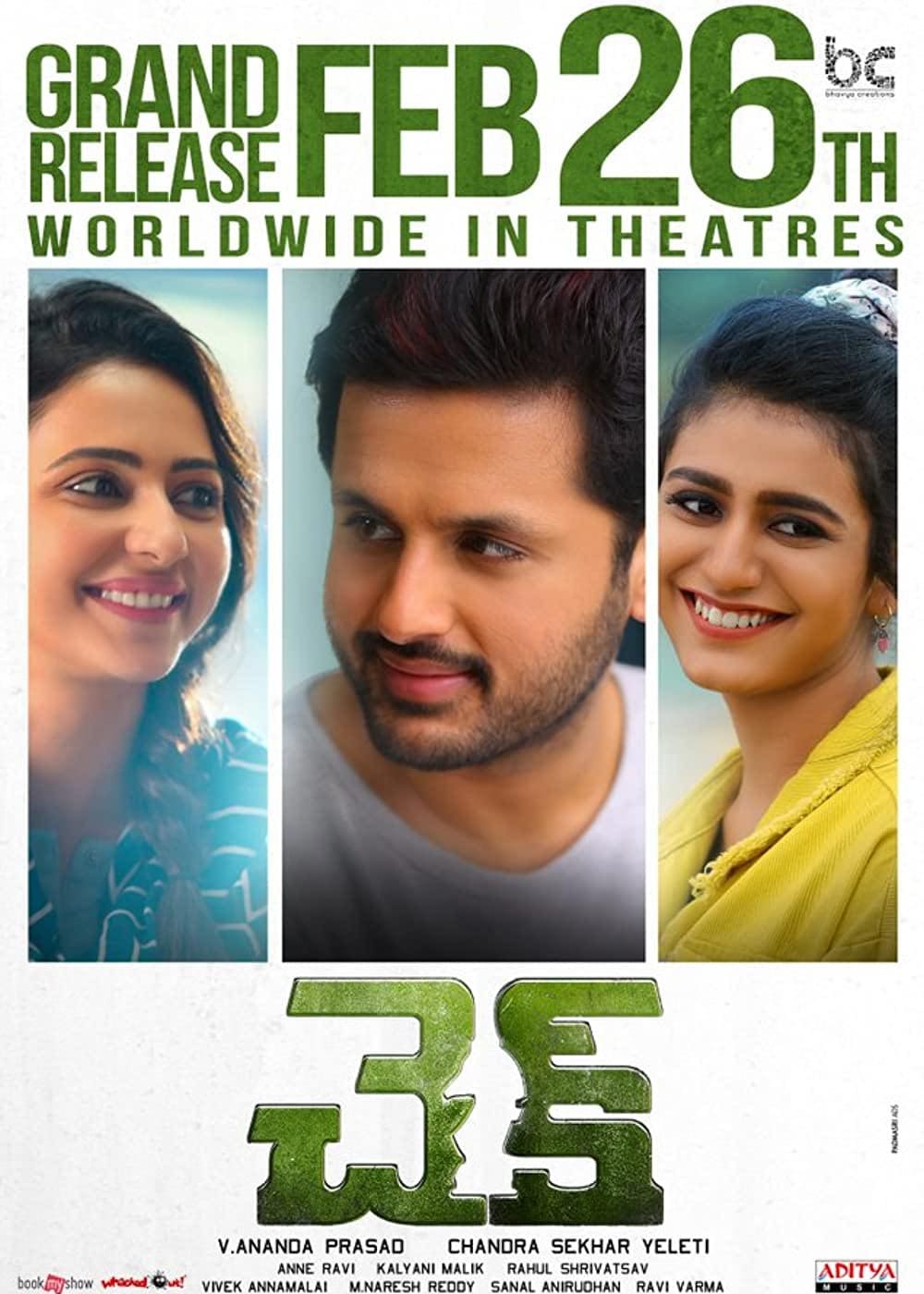 Check Movie (2021) | Release Date, Review, Cast, Trailer, Watch Online ...