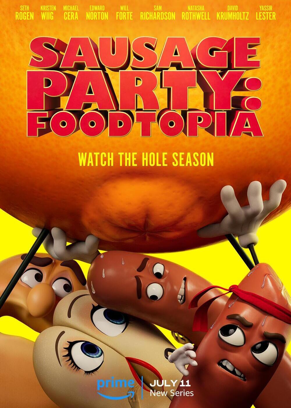 Sausage Party: Foodtopia TV Series (2024) | Release Date, Review, Cast, Trailer, Watch Online at ...