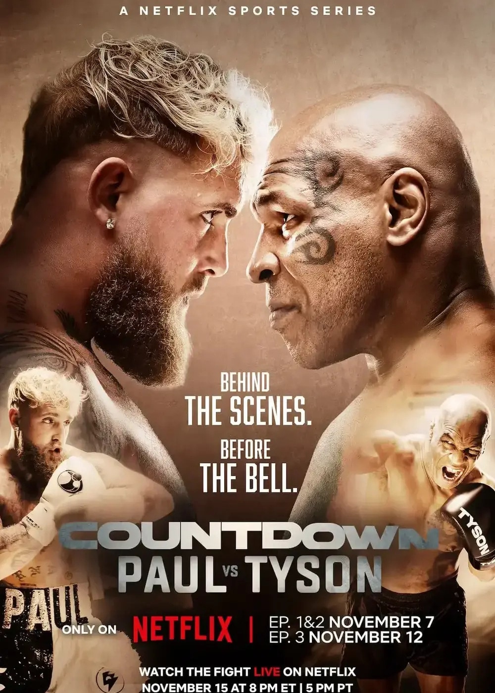 Countdown: Paul vs Tyson TV Special (2024) | Release Date, Review, Cast ...