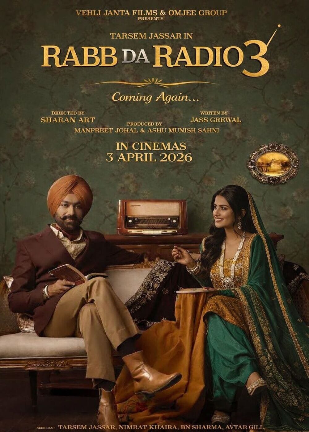 Rabb Da Radio 3 Movie (2026) | Release Date, Review, Cast, Trailer ...